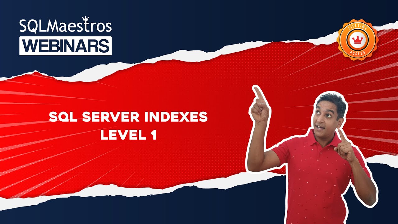 Sql Server Indexes Level 1 Youtube