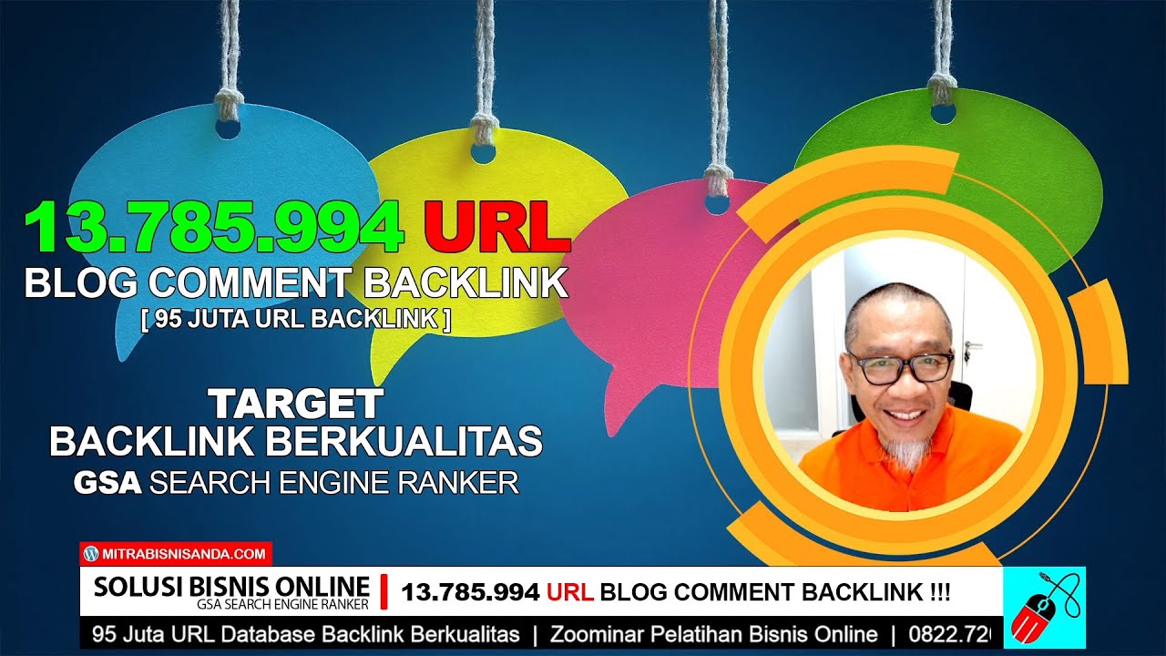 13 785 994 Url Backlink Blog Comment Site List Siap Pakai Gsa Ser Youtube