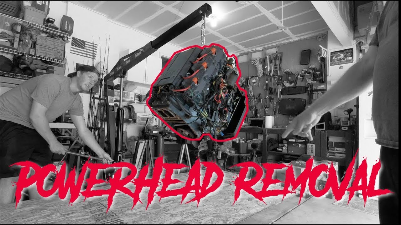 Removing An Outboard Powerhead Yamaha 200hp Ox66 Youtube