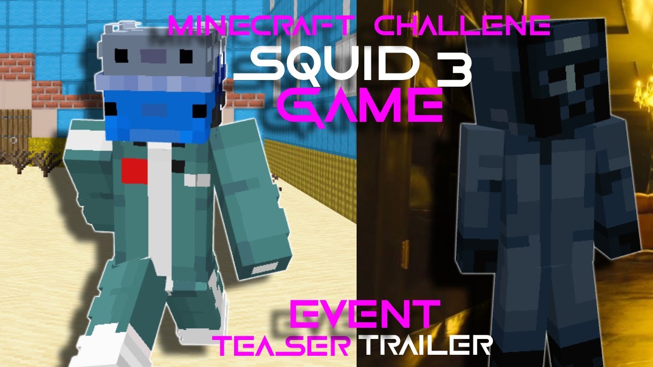 Mincraft Squid Game 3 Teaser Event Youtube