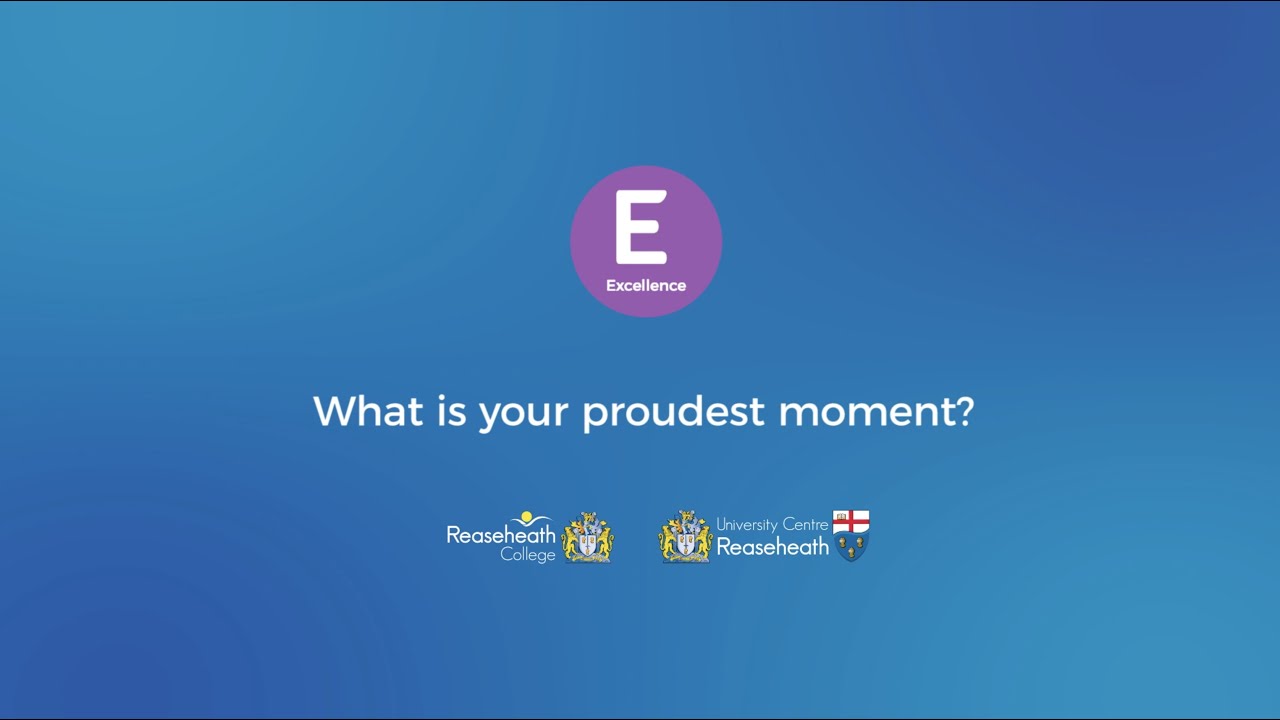 Students At Reaseheath S Proudest Moments Youtube