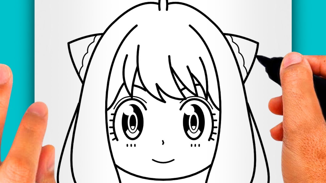 Cómo Dibujar A Anya Forger Dibujo De Anya Fácil Youtube