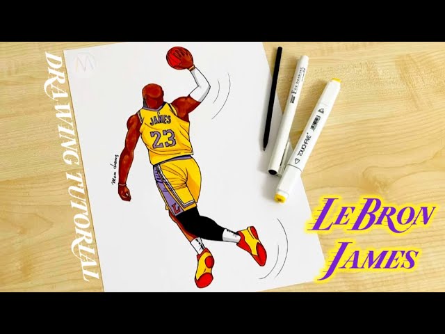 Lebron James Drawings Step By Step