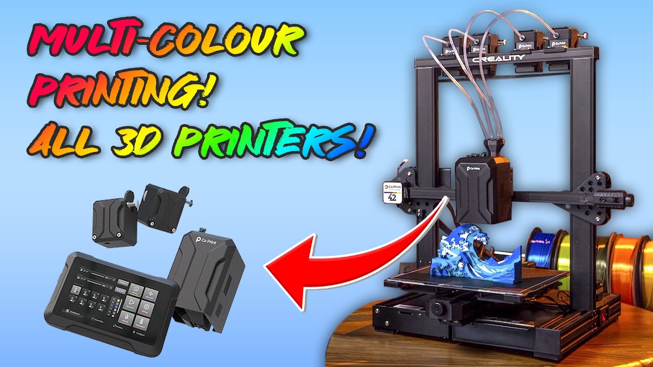 Multi Colour Printing For All 3d Printers Co Print Chroma Set