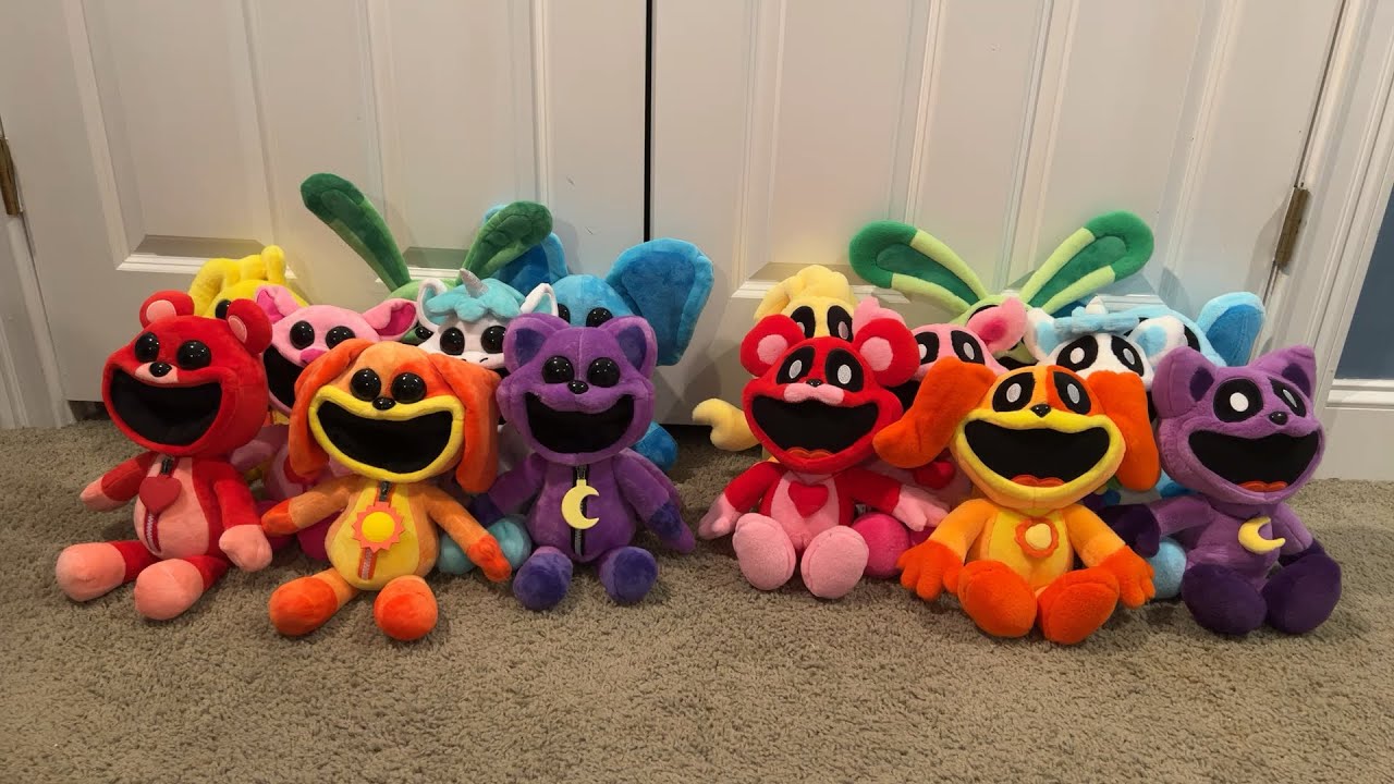 Poppy Playtime Both Official Smiling Critters Plushies Review