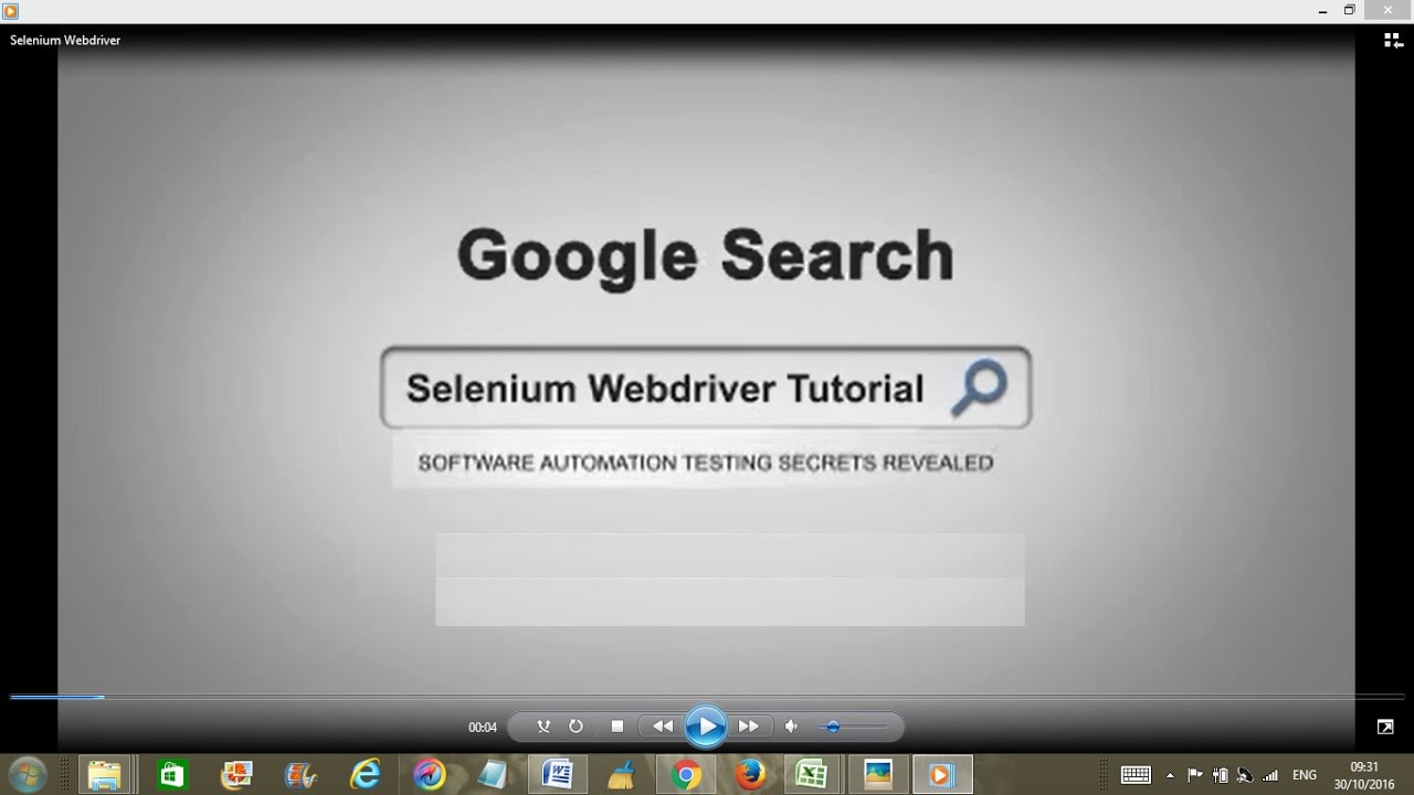 Selenium Webdriver Youtube