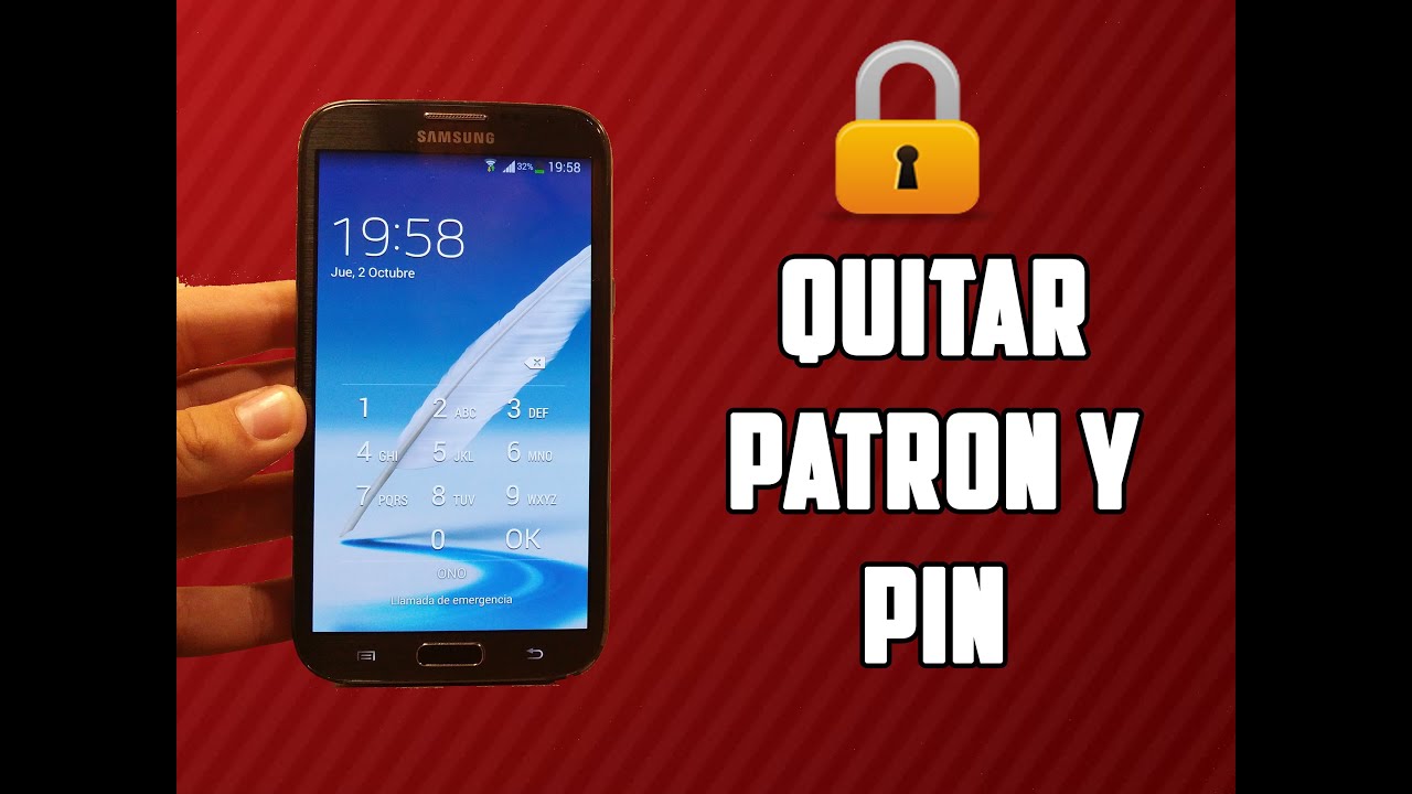 Como Desbloquear Telefono Android Quitar Pin Pat Doovi