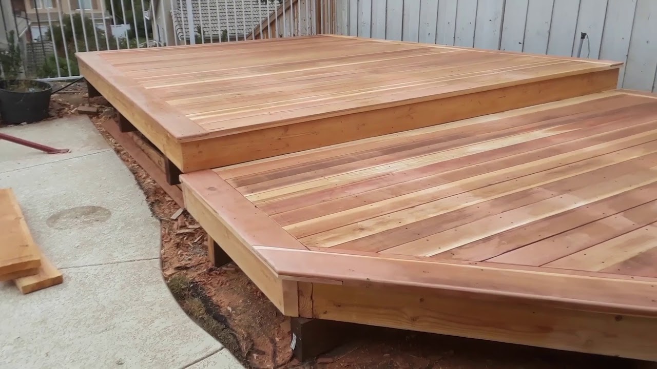 Deck Build Part 1 Youtube