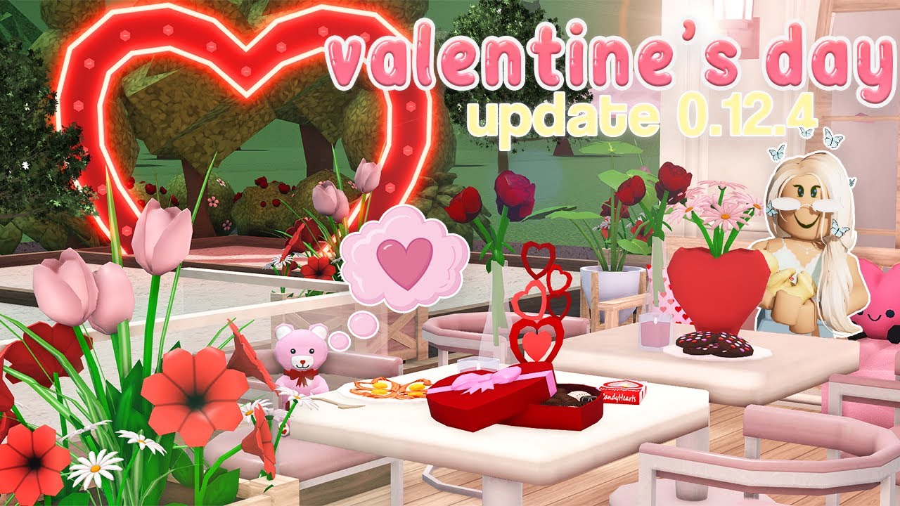 New Bloxburg Valentines Updateёятш Build Sneak Peek Roblox Youtube