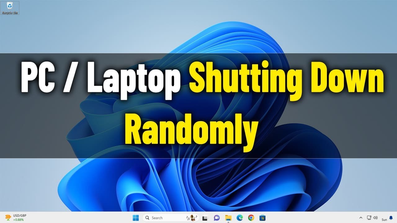 Pc Randomly Shutting Down In Windows 11 10 8 7 How To Fix Laptop