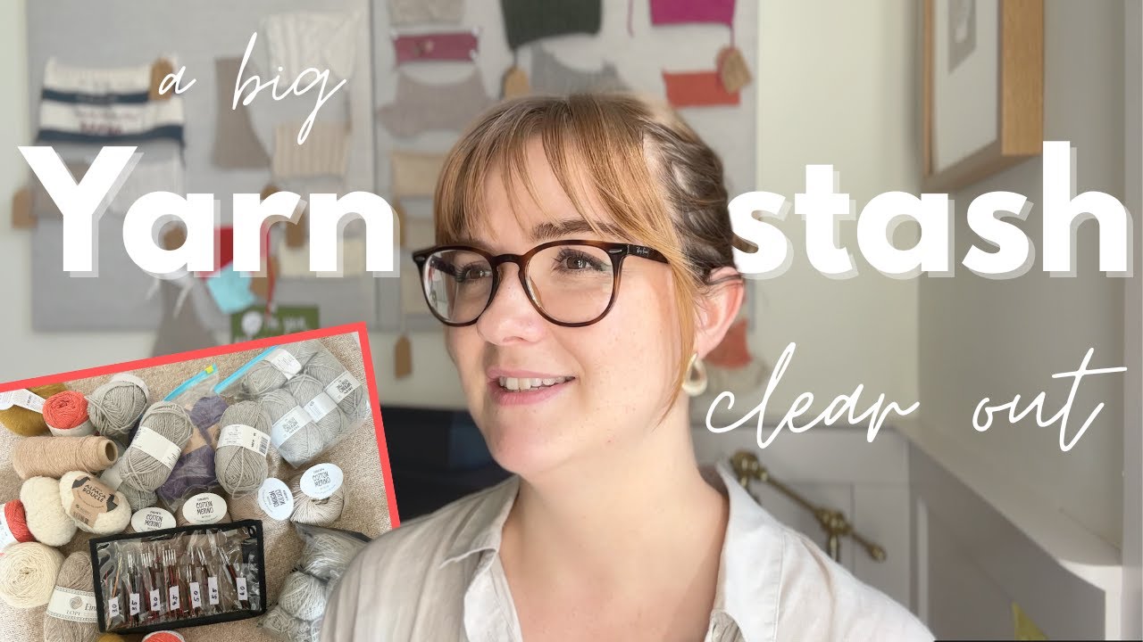 Vlog 014 Decluttering My Yarn Stash Fos Current Wips And Life