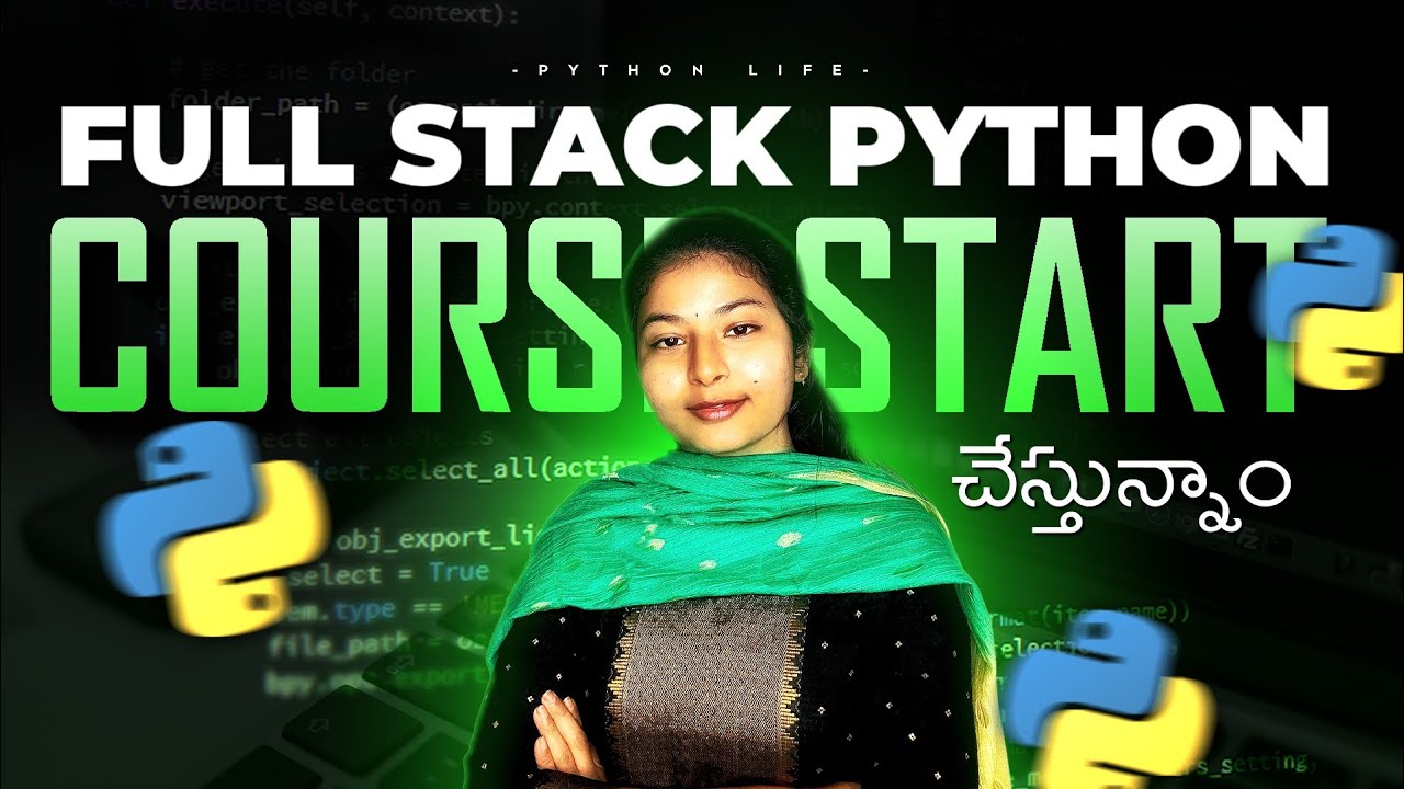 Python Full Stack Course In Telugu Youtube