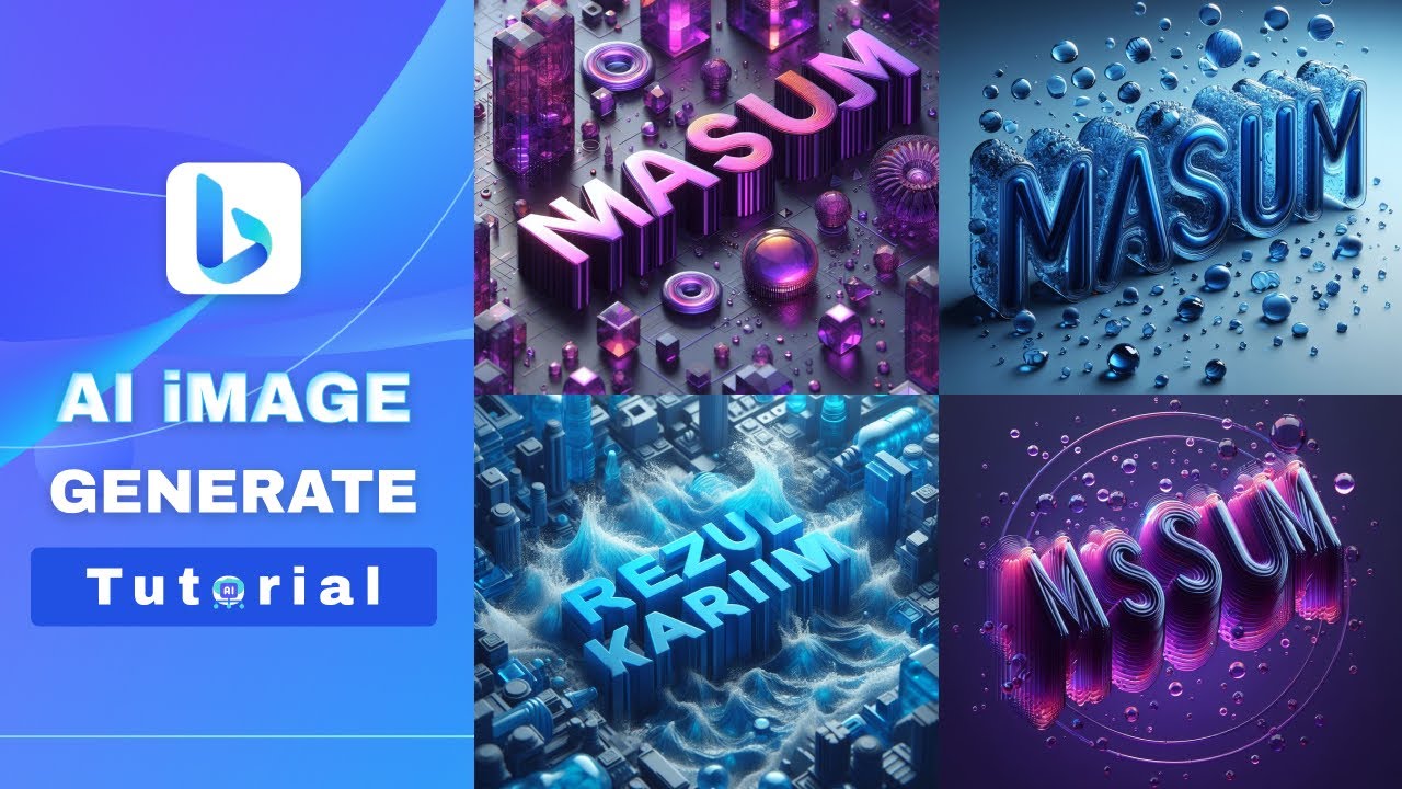 Discover The Magic Of Ai Create Breathtaking 3d Name Art With Bing