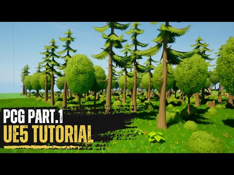 Ue5 Tutorials Pcg Part 1 Youtube
