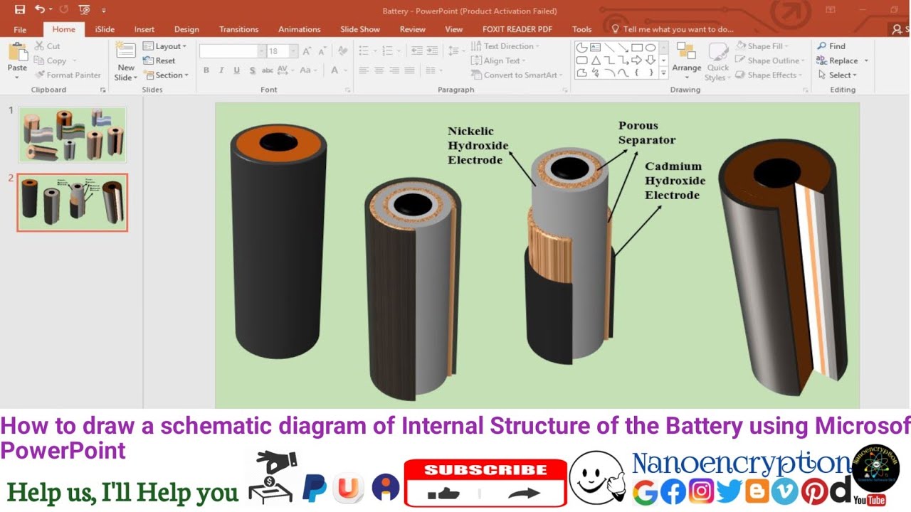 How To Draw A Schematic Diagram Of Internal Structure Of The Battery