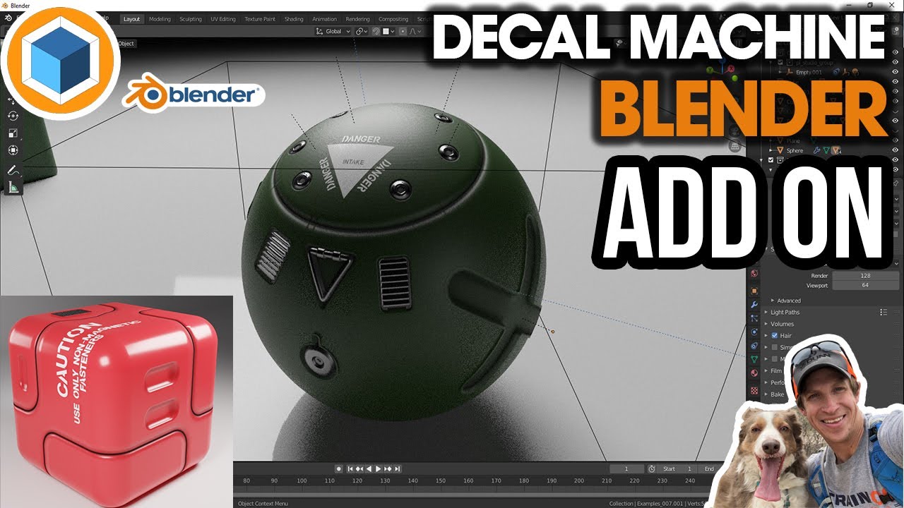 Intro To Decal Machine The Amazing Blender Decal Add On Youtube