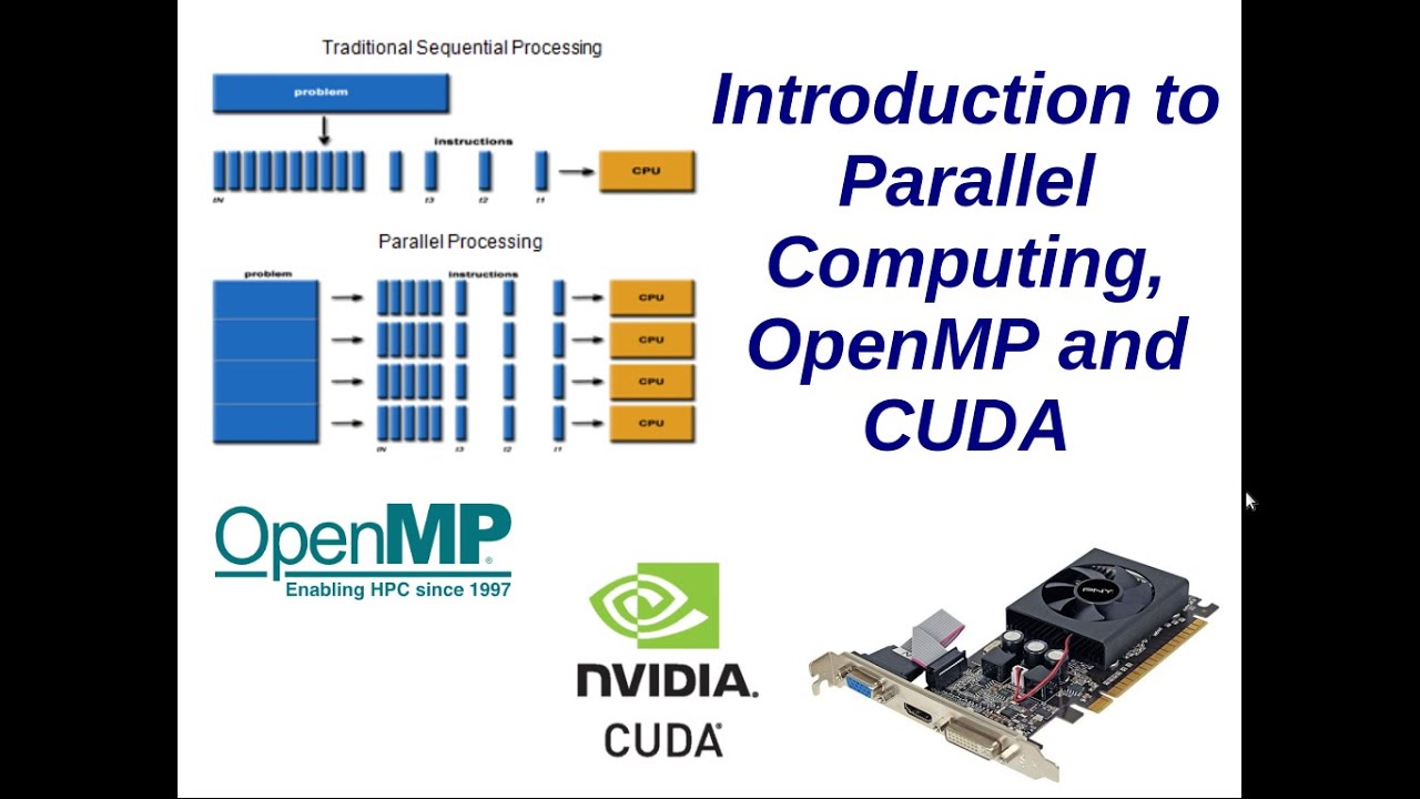 Introduction To Parallel Computing Openmp And Nvidia Cuda Youtube