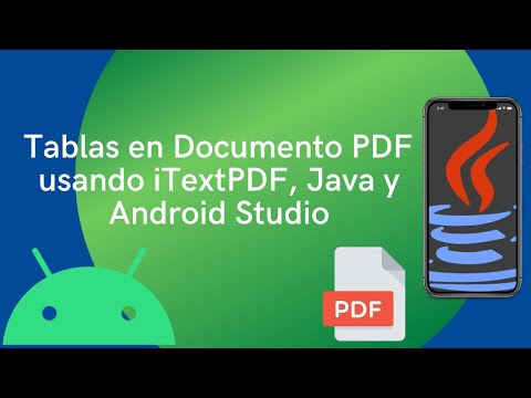 Tablas En Pdf Usando Itextpdf Java Y Android Studio Youtube