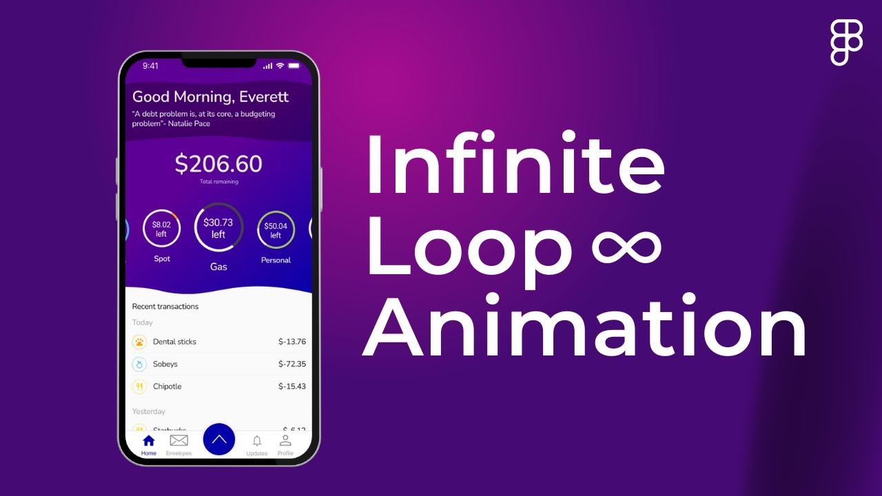 Create An Infinite Loop Animation In Figma Youtube