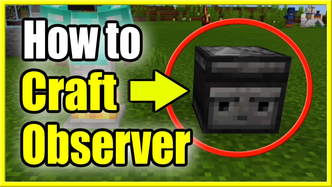 Observer Recipe Minecraft
