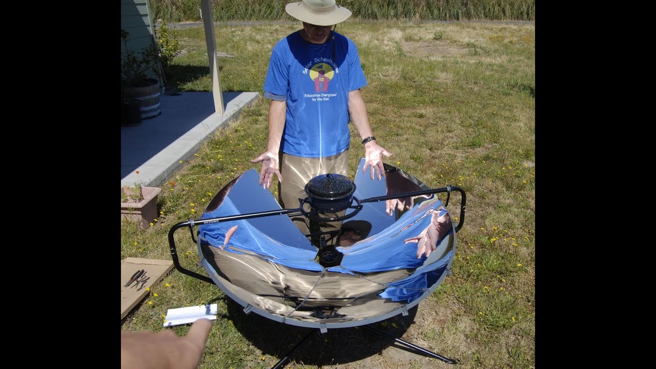 Assemblying The Solsource Parabolic Cooker Youtube