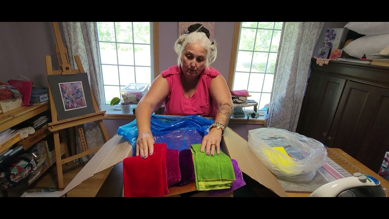 My 1st Shipment Of Sue Spargo Wool Velvet And Her Elana Thread Has