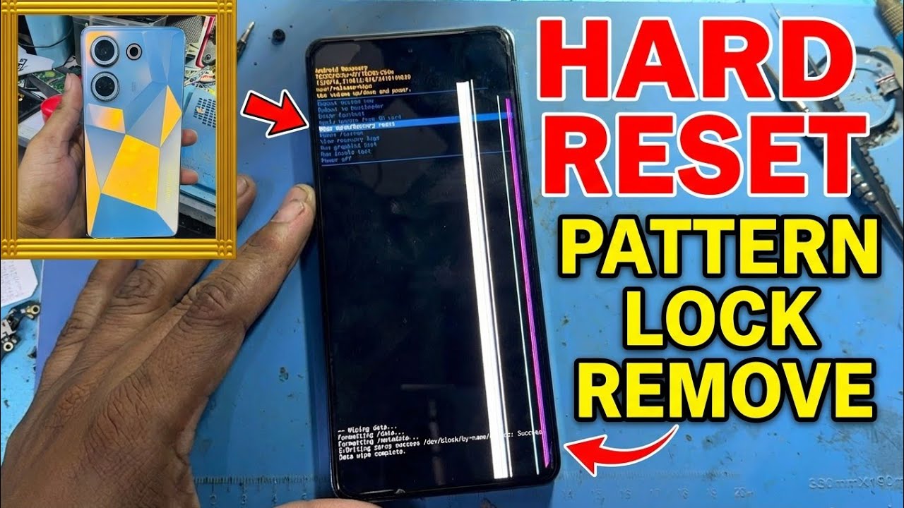 How To Hard Reset Tecno Camon 20 Tecno Ck6 Pattern Lock Remove