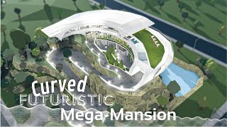 Bloxburg Curved Futuristic Mega Mansion Part 1 4 Doovi