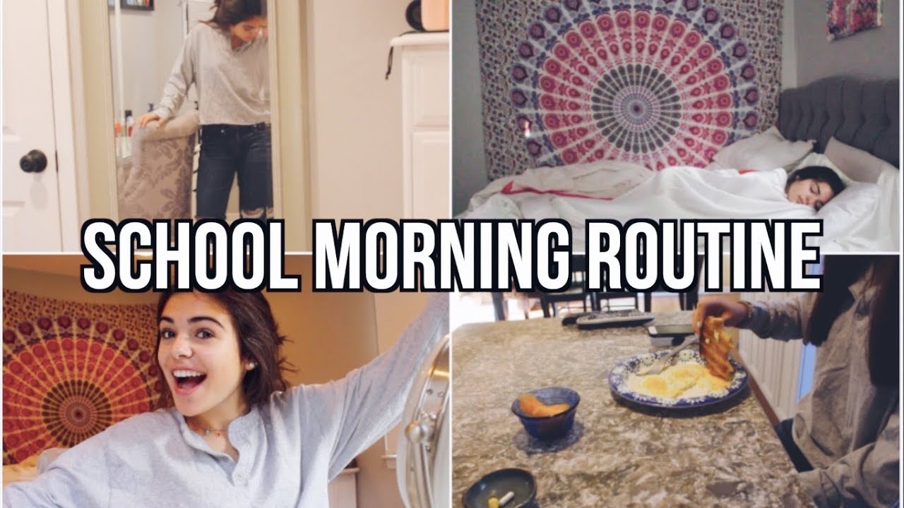 School Morning Routine 2017 Youtube