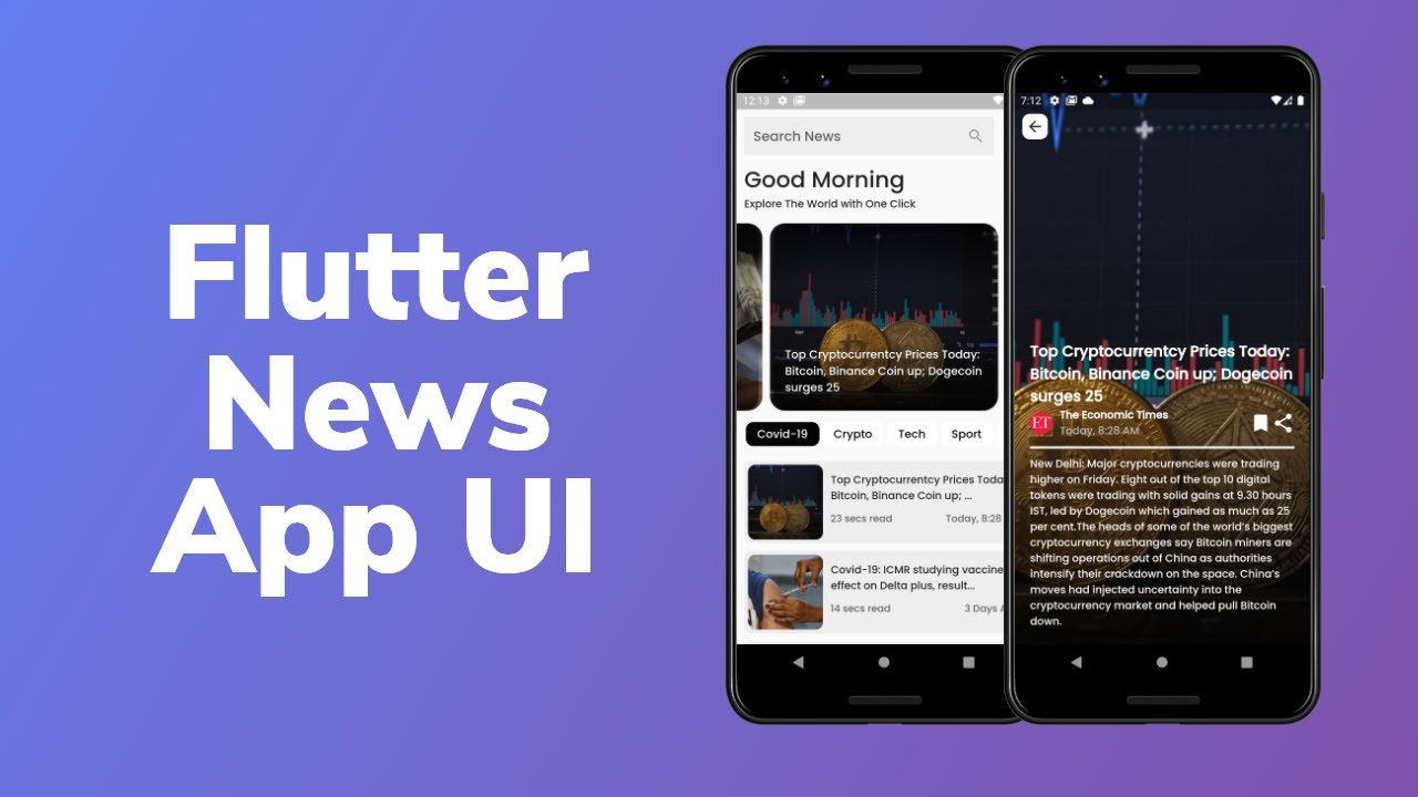 News App Flutter Ui Speed Code Youtube