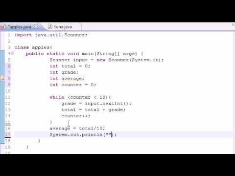 Java Programming Tutorial 21 Simple Averaging Program Youtube