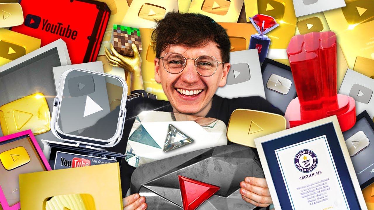 Every Youtube Award I Own Worth Over 1 500 000 Youtube