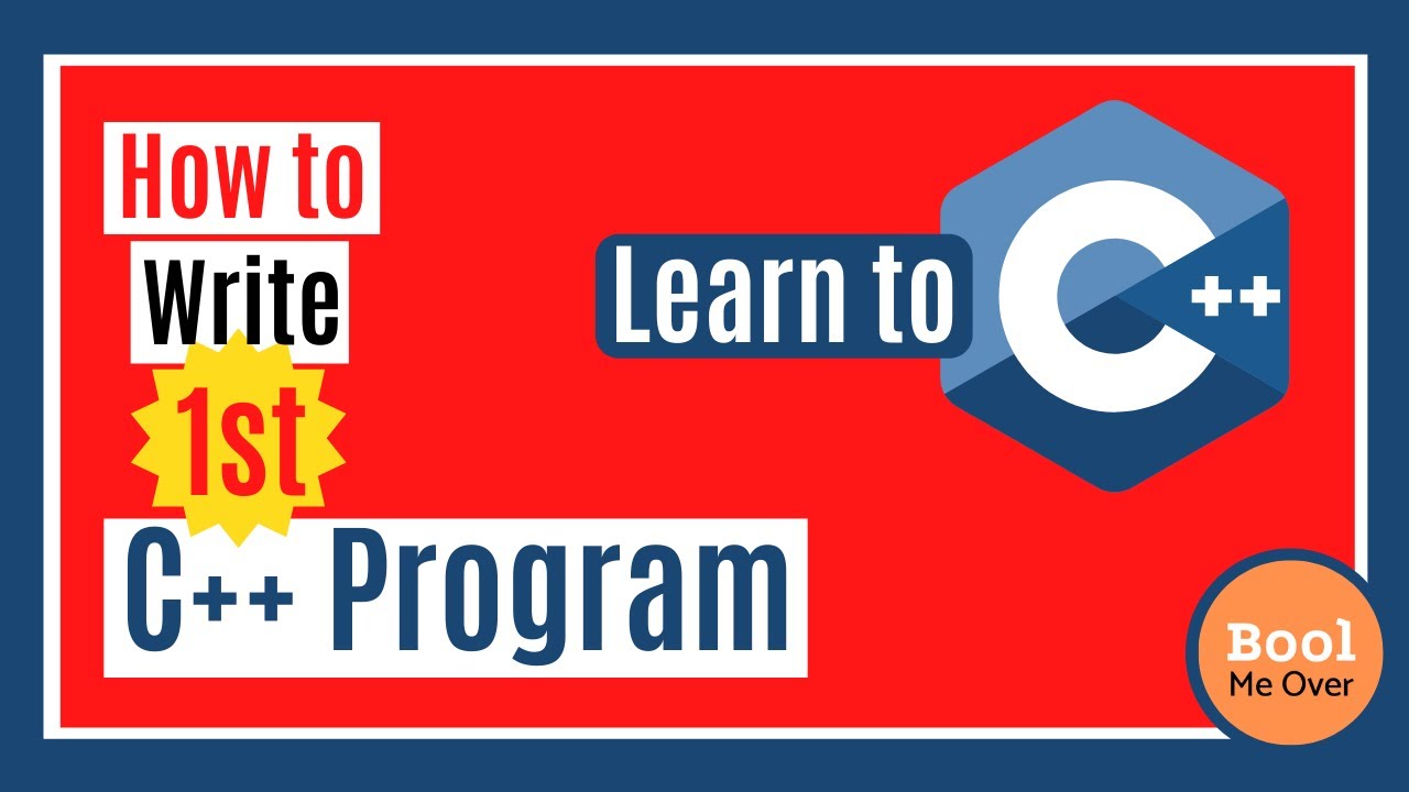 C First Hello World Program Cpp Programming Tutorial Youtube