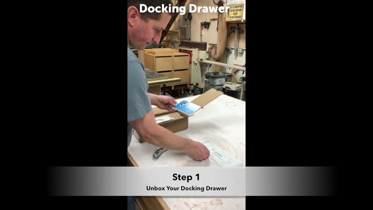 Docking Drawer Trio Step By Step Installation Video Youtube