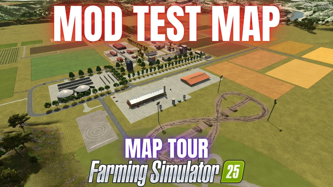 Mod Test Map Map Tour Farming Simulator 25 Youtube