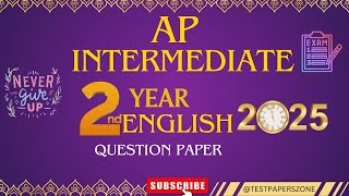 Andhra Pradesh Inter 2nd Year March 2025 Zoology Question Paper Ipe