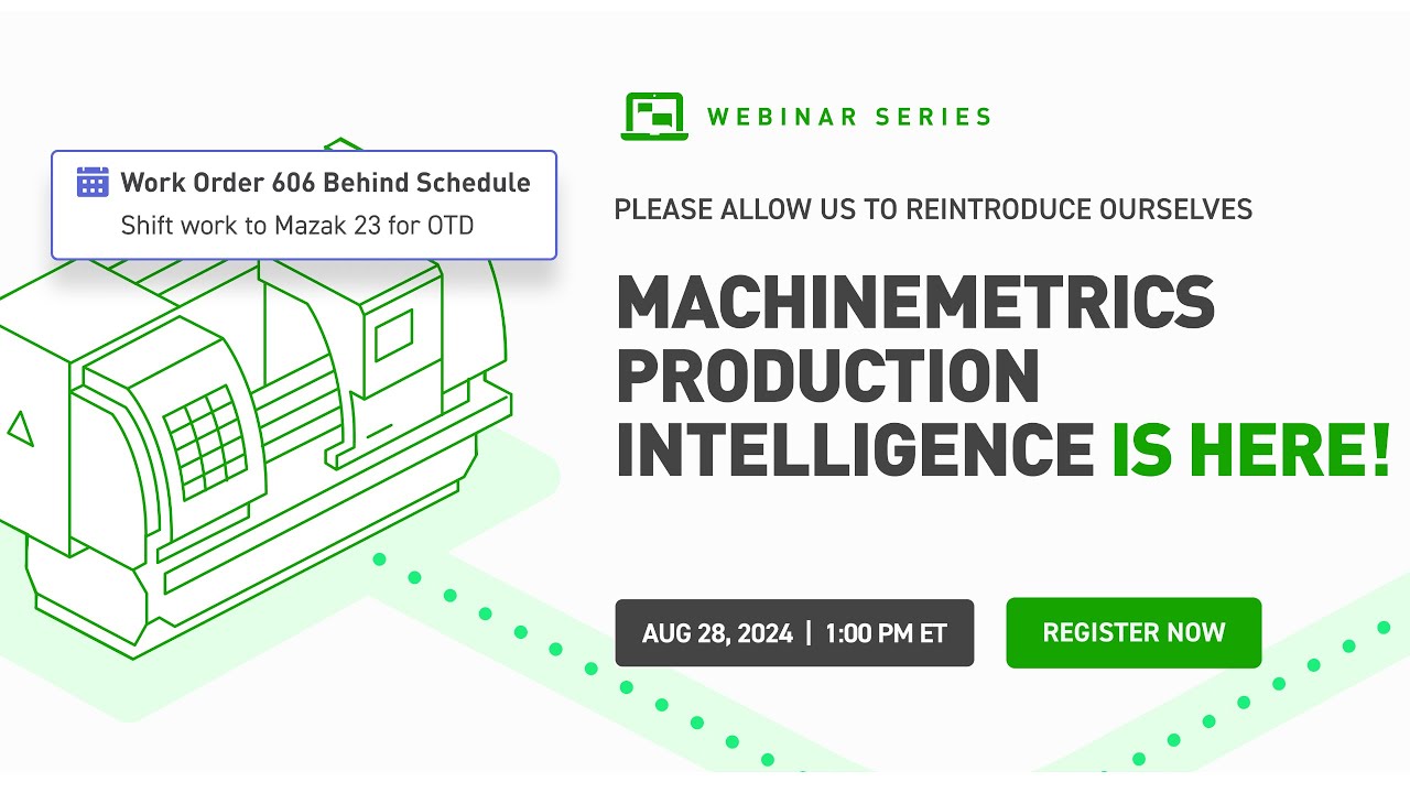 Introducing Machinemetrics Production Intelligence Youtube