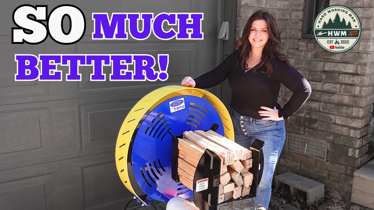 Quick Look At The Dyna Fb10 Electric Firewood Bundler Youtube