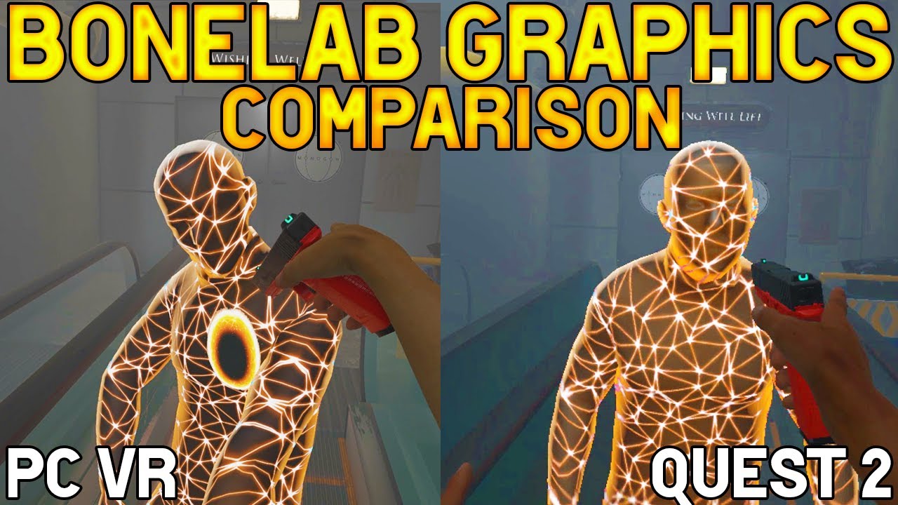 Bonelab Graphics Comparison Quest 2 Vs Pcvr Youtube