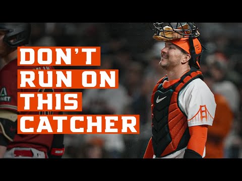Patrick Bailey Ends Game On Ridiculous Pick Off Throw Youtube