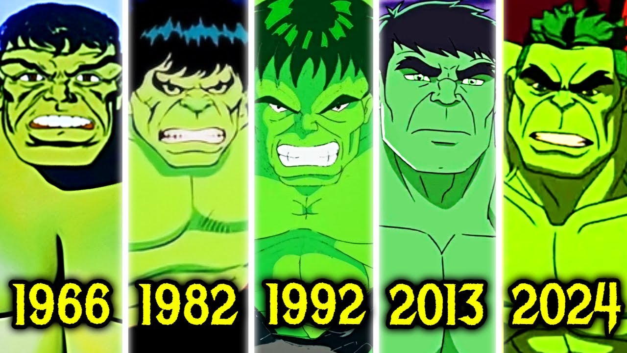 38 Entire Hulk Animated Mediagraphy Stories And Appearances