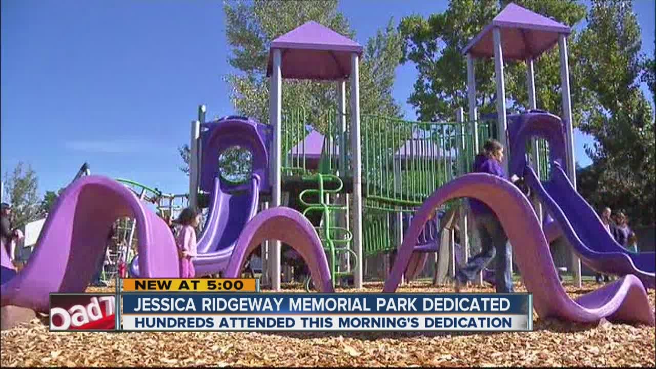 Park Dedicated And Renamed As Jessica Ridgeway Memorial Park Youtube