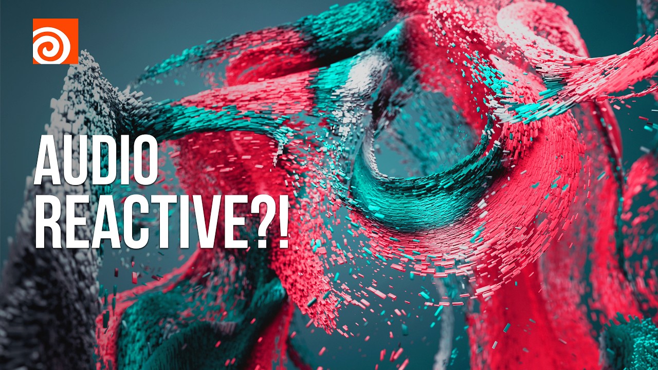 How I Created This Mind Blowing Audio Reactive 3d Artwork Youtube