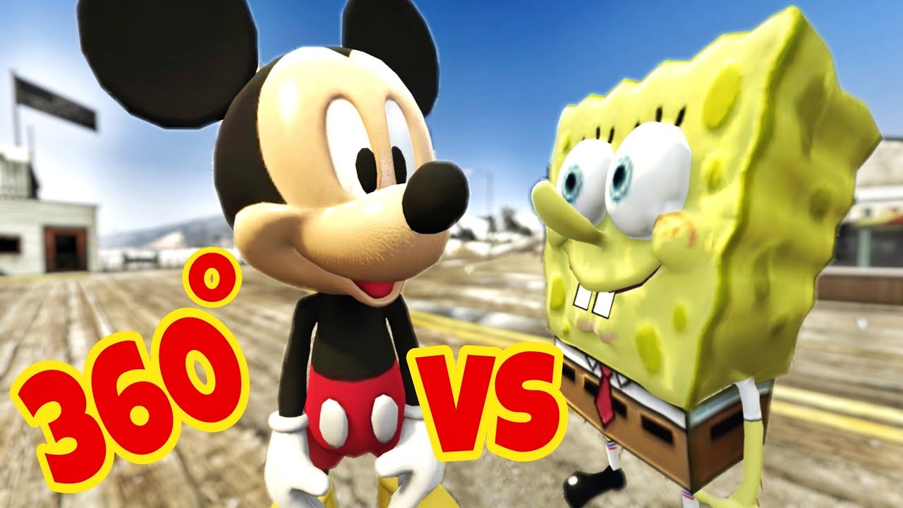 Spongebob Vs Mickey Mouse