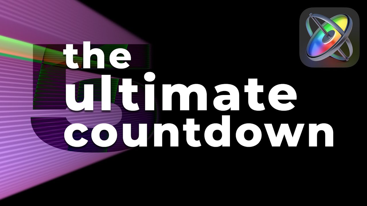 The Ultimate Countdown For Apple Motion Youtube