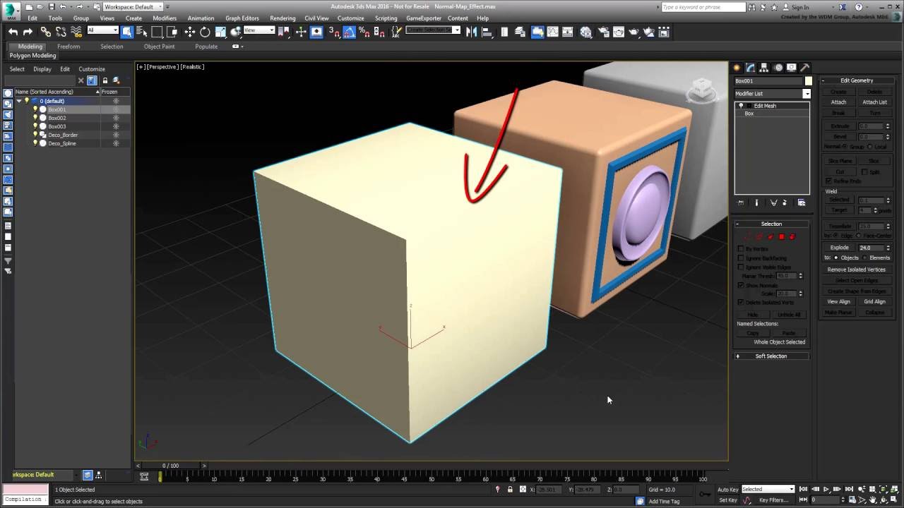 Using Normal Maps In 3ds Max Part 1 Introduction Youtube