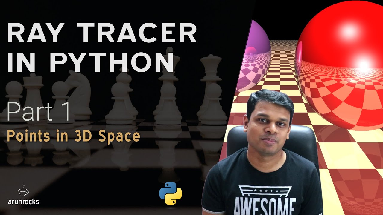 Building A Ray Tracer In Python Part 1 Points In 3d Space Youtube