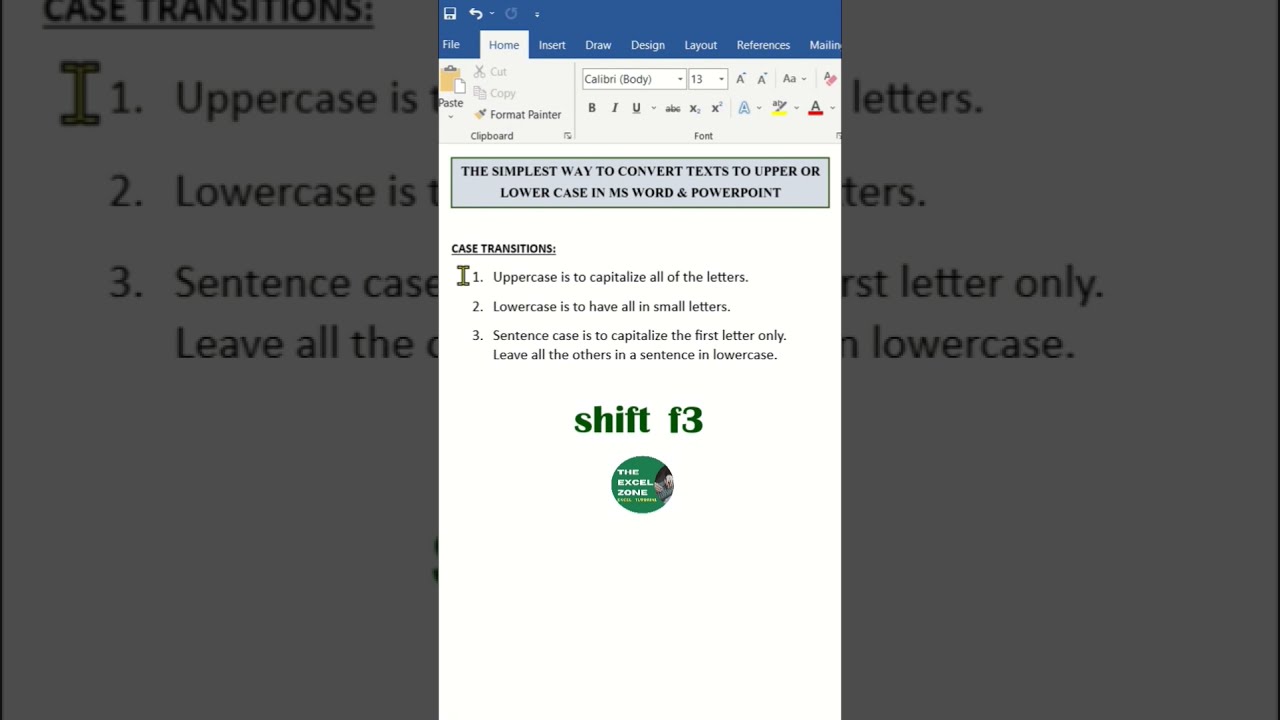 shortcut-to-convert-text-to-uppercase-lowercase-and-sentence-case-in