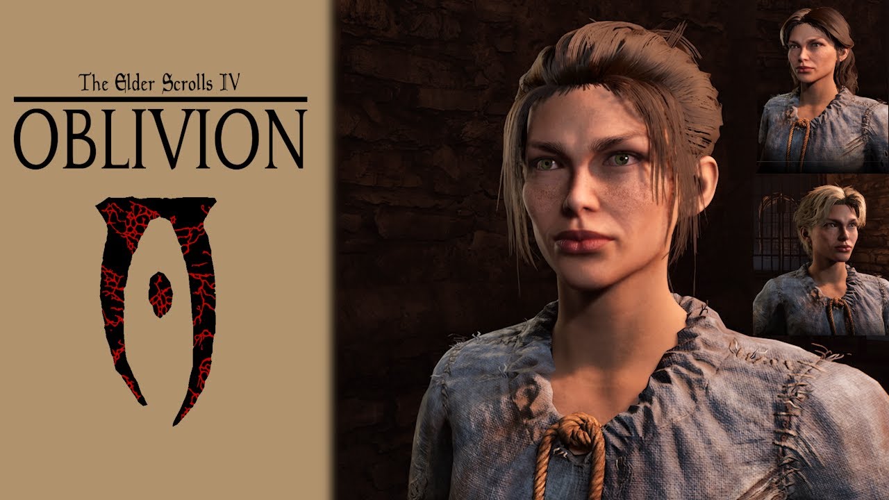 Oblivion Remastered How To Make A Beautiful Female Character Step By
