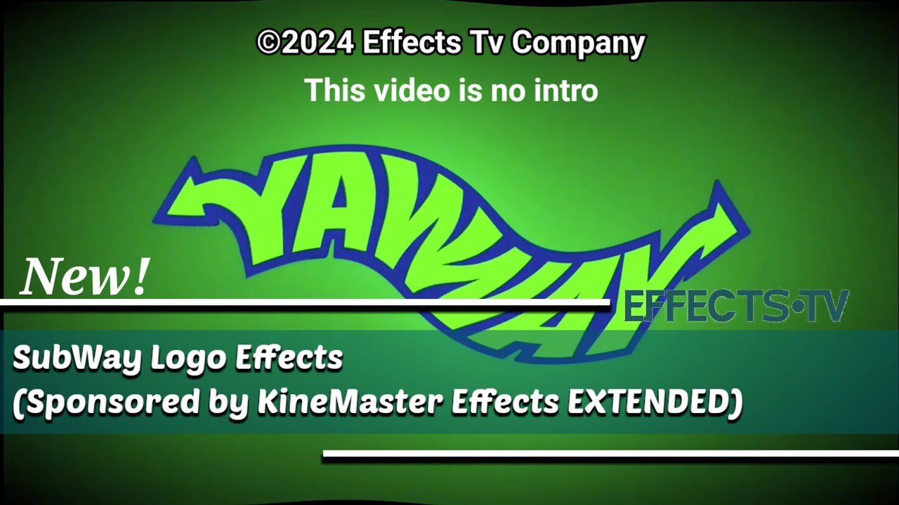 Subway Logo Effects Sponsored By Kinemaster Effects Extended Youtube